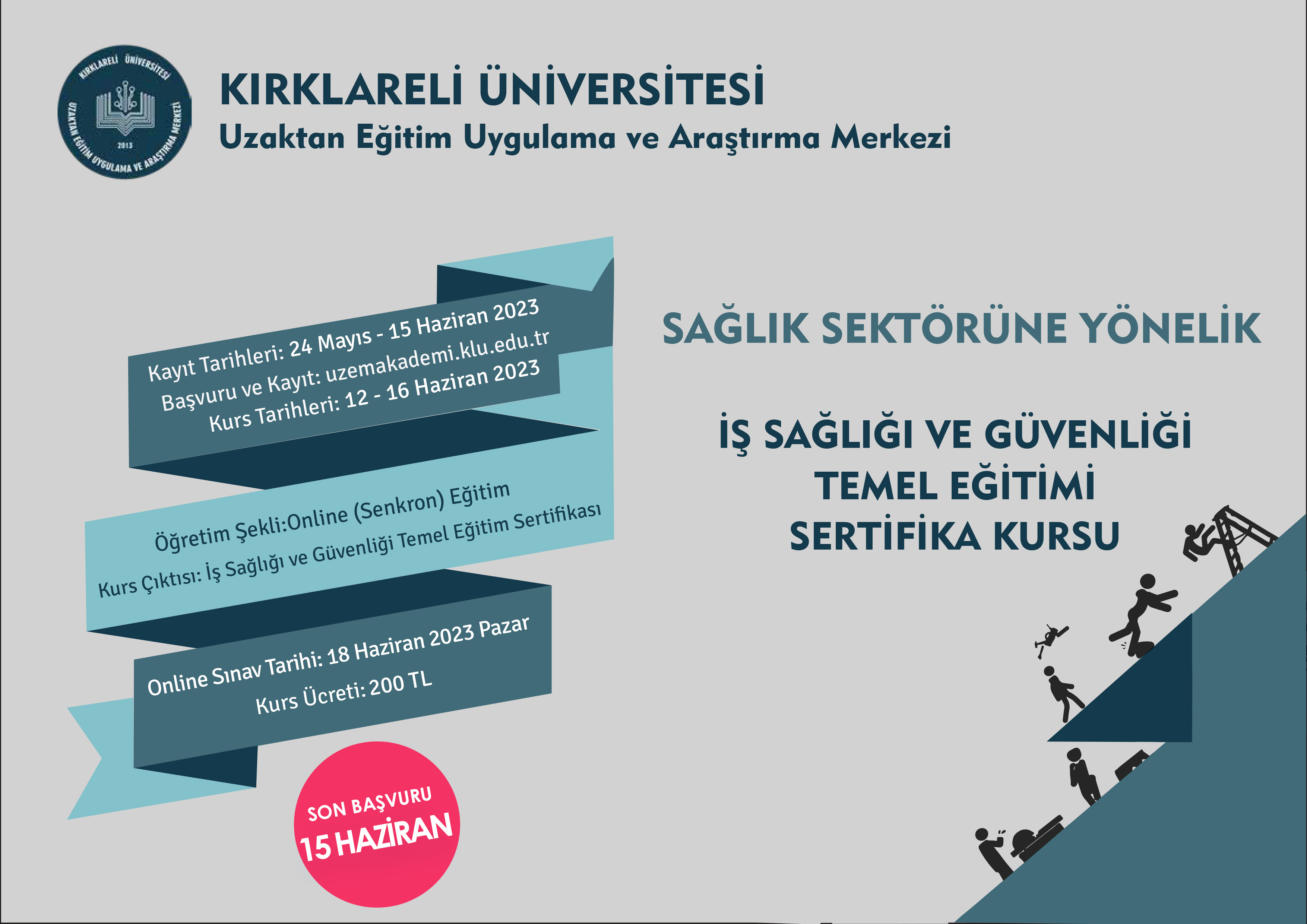 2023 BAHAR-2. İş Sağlığı ve Güvenliği Temel Eğitimi (İSG) Sertifika ...